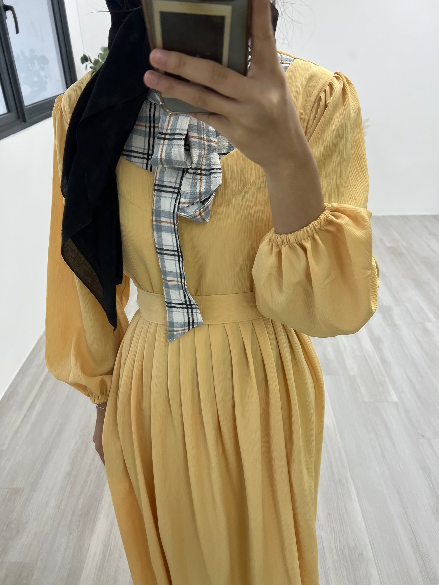 Preppy Checkered Dress – Happy Vibes